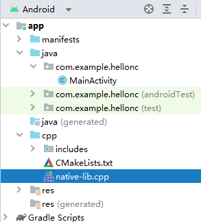 编写编玩 的想法: 在Android开发中使用C语言的方法 | 在Android开发中使用C、C++语言的方法：使用Android Studio 新建项目时，选择项目类型Native C++ ...
