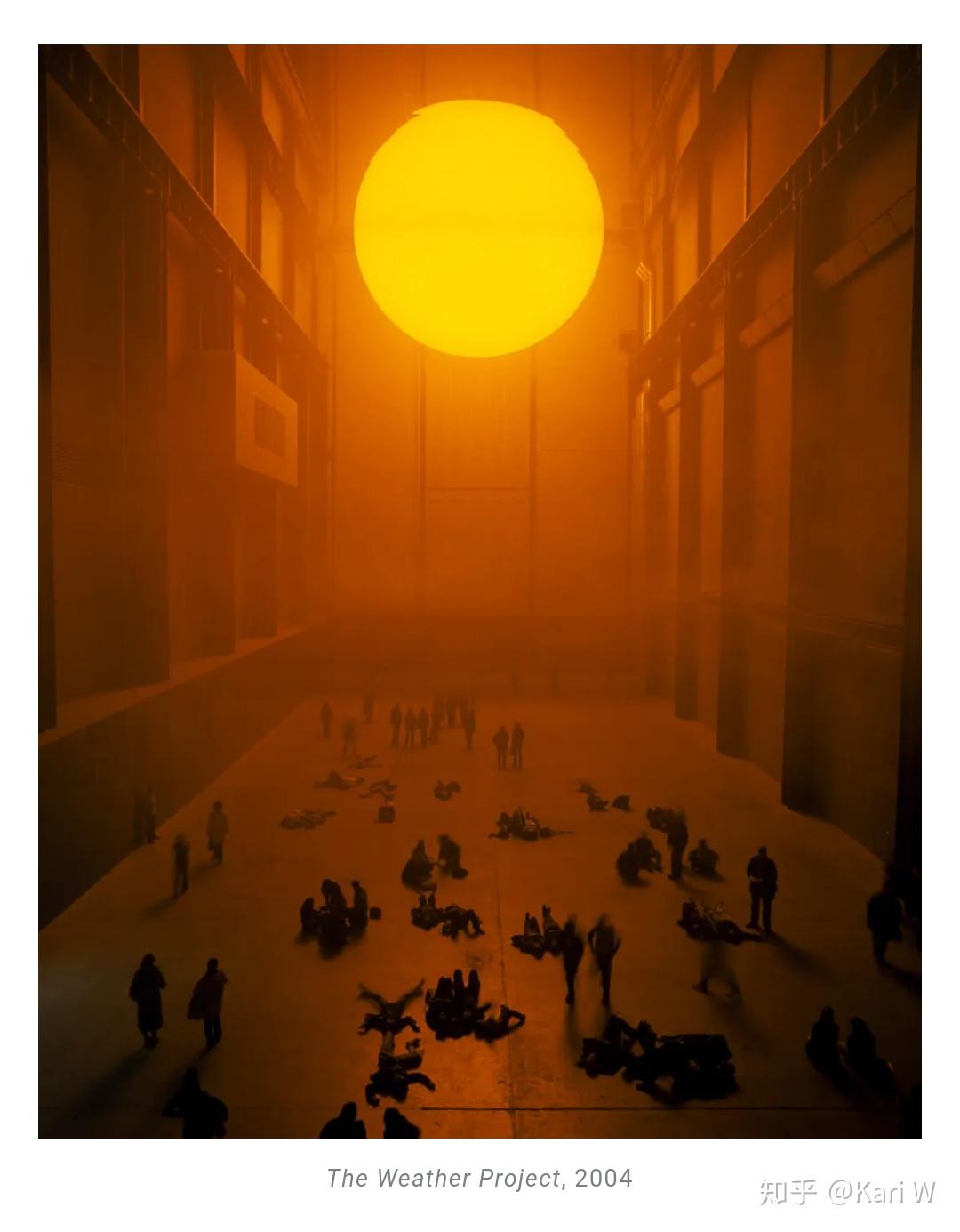 Kari W 的想法: 《天气计划（The Weather Project）》首展于2004年伦敦泰特现代美术馆，当时作为联合利华 ...
