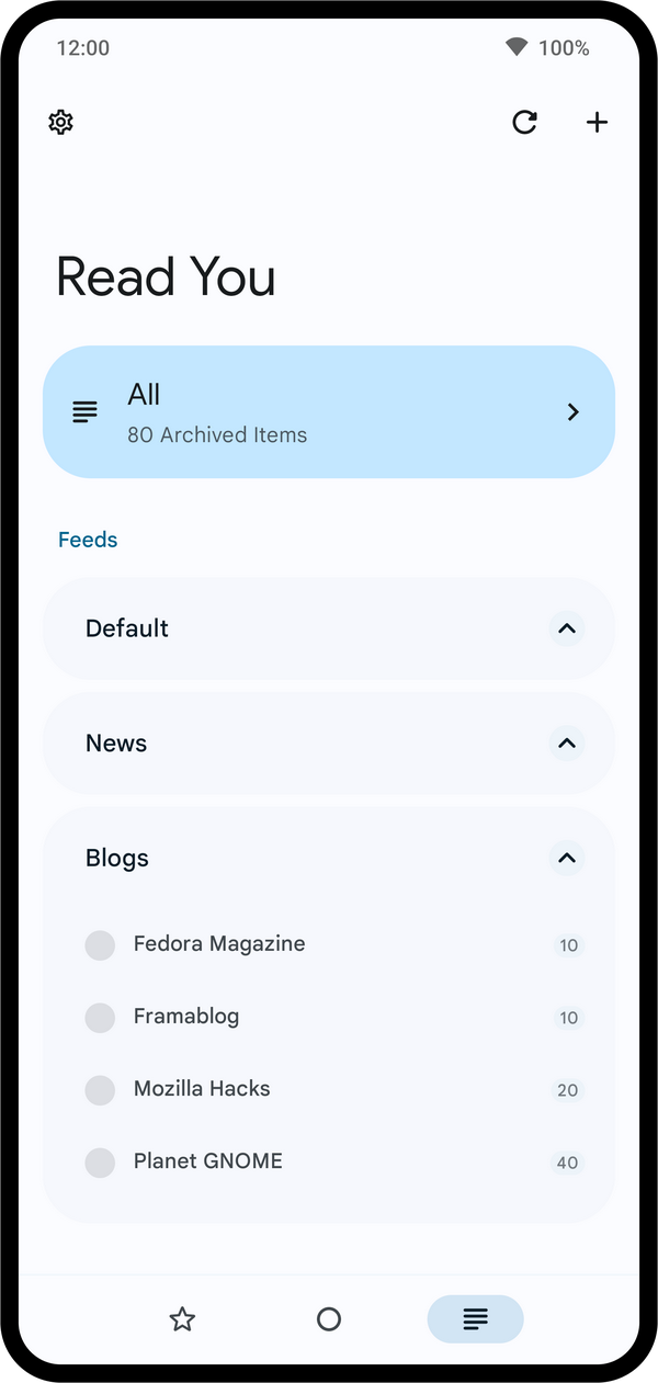 春晼 的想法: Android RSS Reader | Read You | Read You 是一款安卓端的开源免费 Rss 阅读器，其实安卓这边类似的软件不少，但 Read You 支持 ...