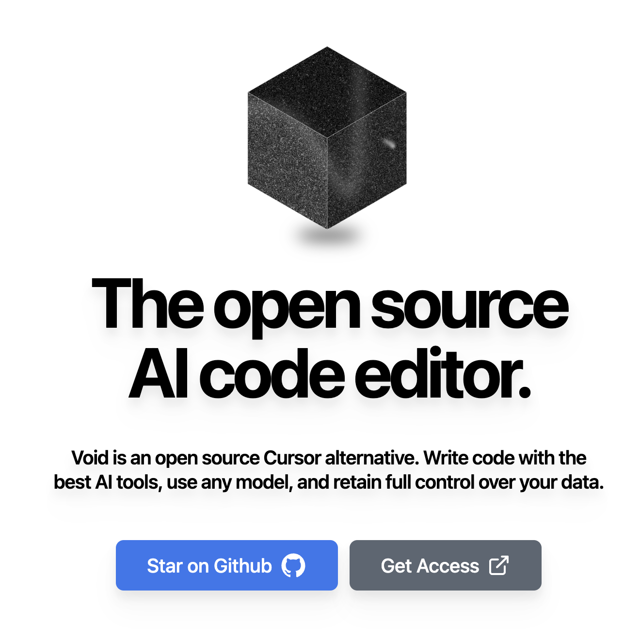 钱嘟嘟左卫门 的想法: Cursor 开源平替：Void | Void 是一个开源的AI 代码编辑器项目，算是 Cursor 和 GitHub Copilot 之类编辑器/插件的开源平替，功能 ...