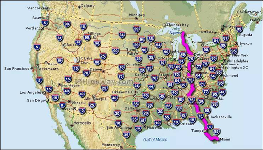 美国高速公路命名规律是什么？ - 知乎