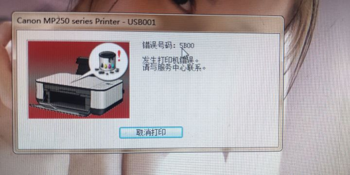 佳能打印机提示5B00改怎么样? - 知乎