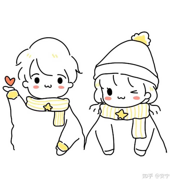 有没有哪些简单可爱的小人简笔画？ - 知乎