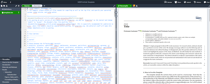 Overleaf 上的模板下载下来如何导入Texstudio? - 知乎