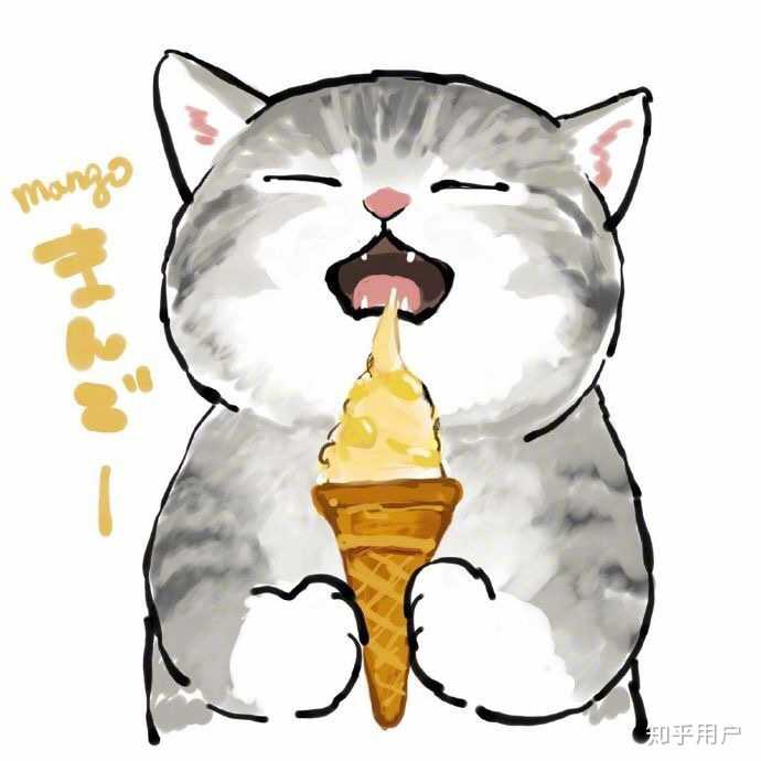 有哪些可以作为壁纸的可爱的卡通猫图片？ 知乎