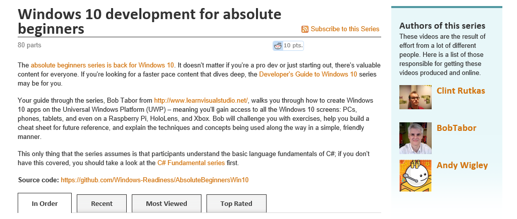 面向新手的 UWP 开发教程中文字幕视频公开进度已过 60%（内部进度已完成 80%） - 知乎