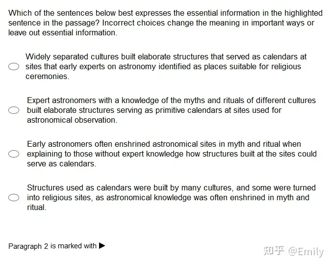 A Sentence Used In Astronomy