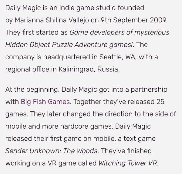 郑金条 的想法: Playrix新收的工作室：Daily Magic Produ… - 知乎