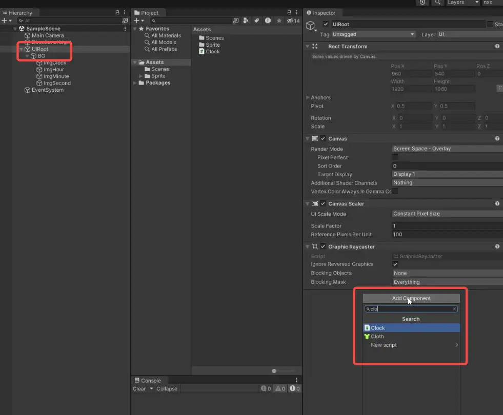 100个Unity完整小游戏系列(0)-时钟 - 技术专栏 - Unity官方开发者社区