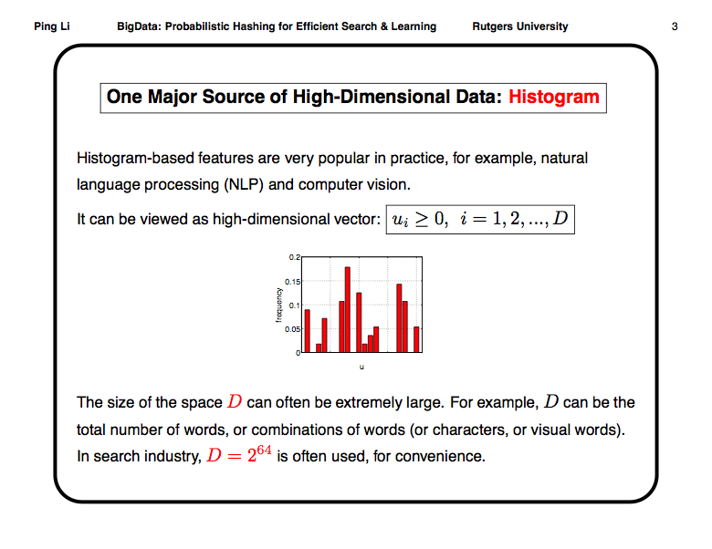 BigData: Hashing Algorithms for Large-Scale Search & Learning（1） - 知乎
