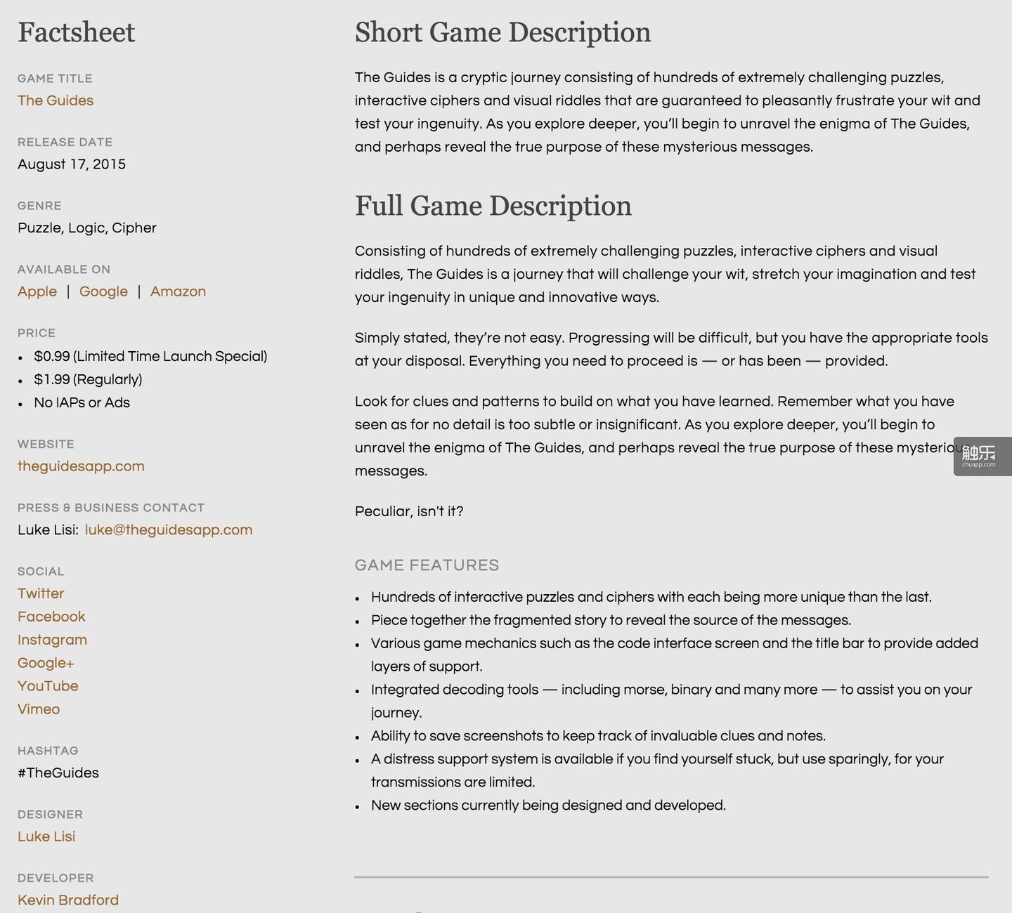 游戏开发者们应该如何准备一份Press Kit - 知乎