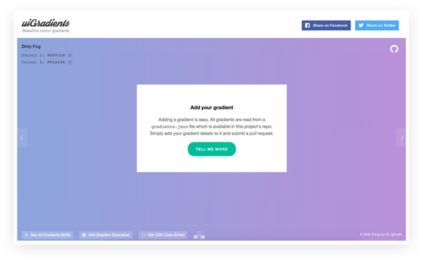 给你一个好看的渐变色方案——uigradients - 知乎