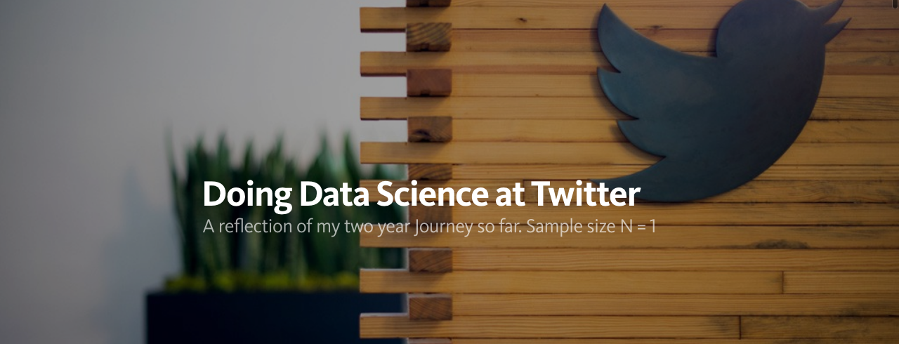 在Twitter搞数据科学是一种怎样的体验 – 回顾两年来的心路历程，样本量N=1 - 知乎