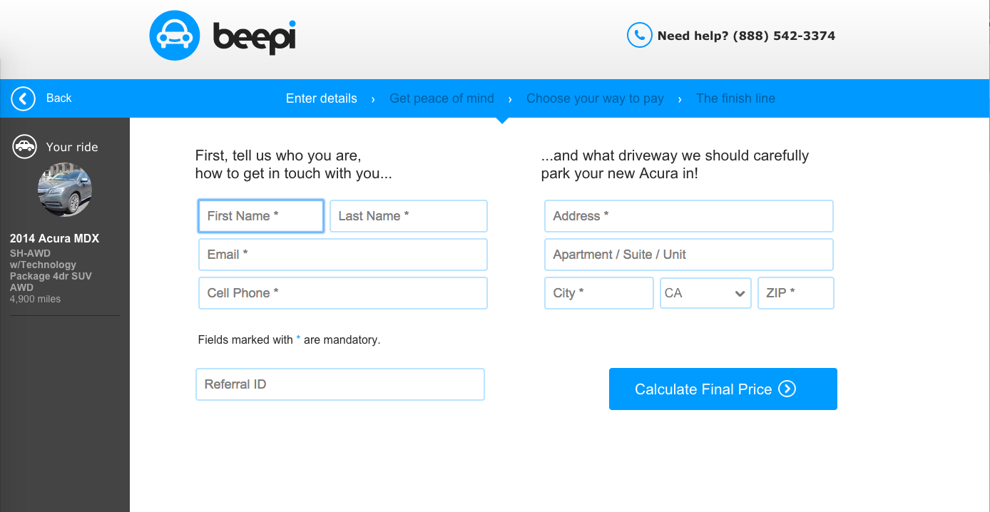 产品体验：beepi.com - 知乎