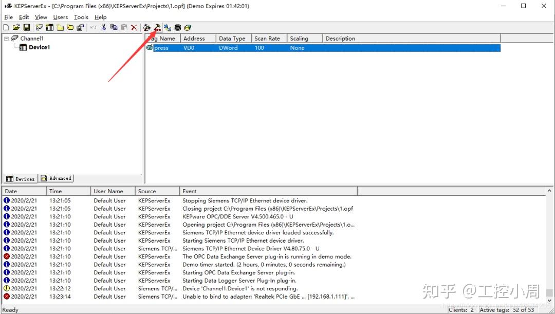 Smart PLC与Winc通过KepWare建立OPC通讯 - 知乎