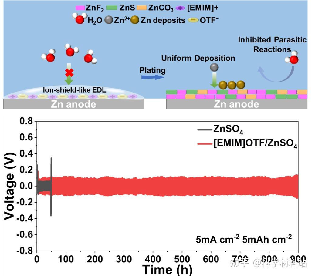 吴明懋副教授，Advanced Functional Materials观点：水系锌金属电池电解质添加剂的主导作用机制：离子屏障EDL结构和 ...