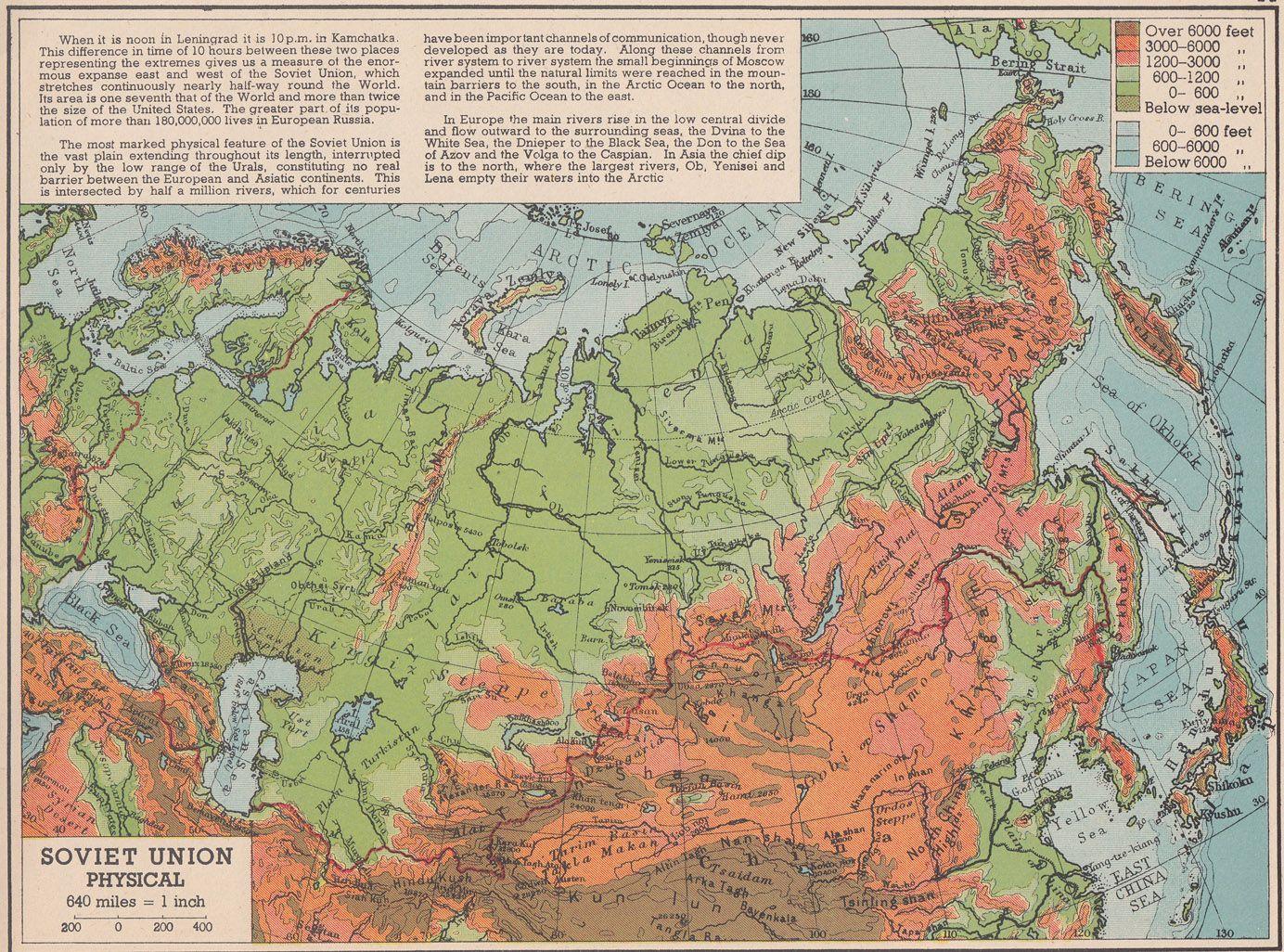 1949年：苏联地图和俄国历史地图 - 知乎