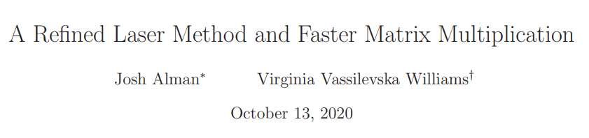 哈佛、MIT学者联手，创下矩阵乘法运算最快纪录 - 知乎