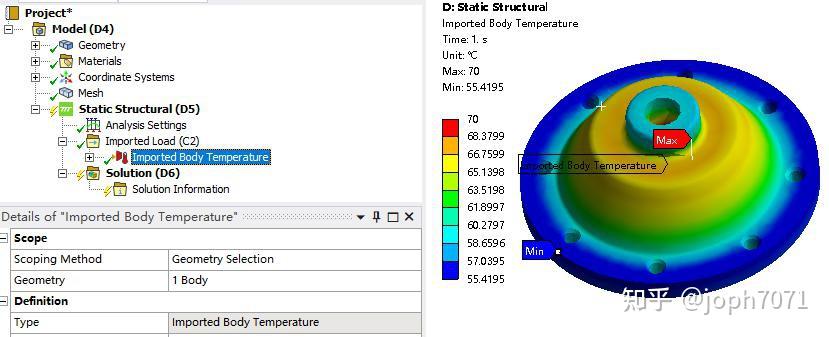 ANSYS Workbench结构热固耦合计算 - 知乎