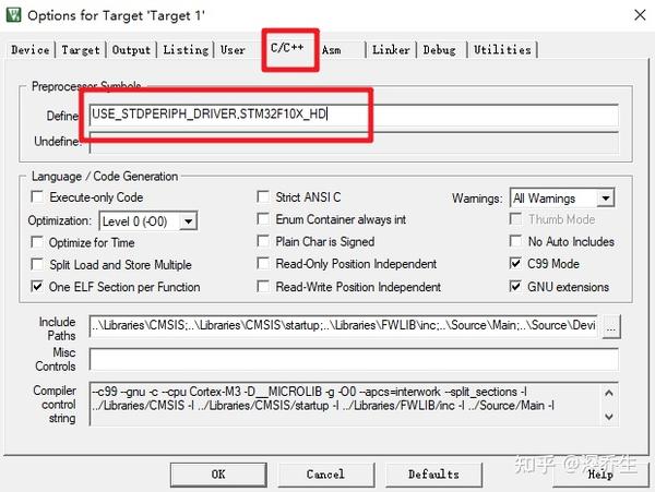 关于Keil MDK中USE STDPERIPH D RIVER及STM32F10X HD的解释 - 知乎