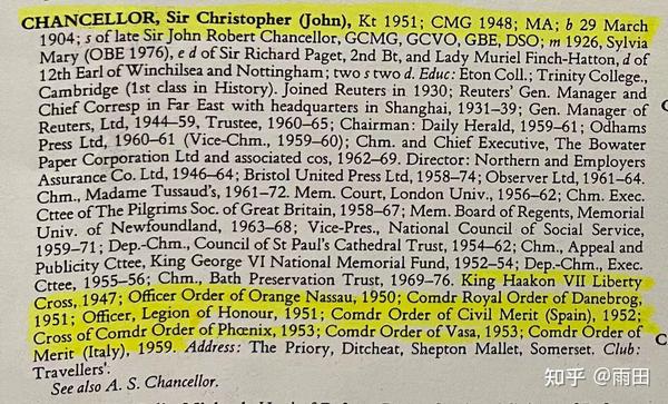 Sir Christopher Chancellor遗物圣米迦勒及圣乔治勋章和女王加冕典礼纪念奖章一套 - 知乎