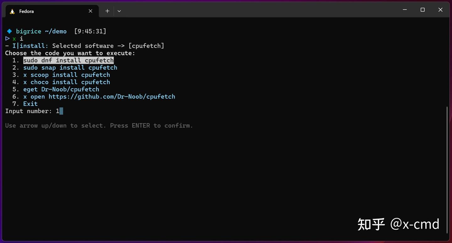 x-cmd install | cpufetch - 轻量强大的高颜值 CPU 信息工具，型号/架构/频率一目了然！ - 知乎
