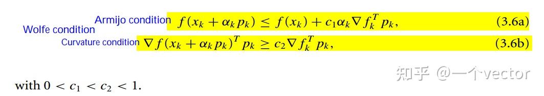 1. Armijo, Goldstein and Wolfe condition - 知乎