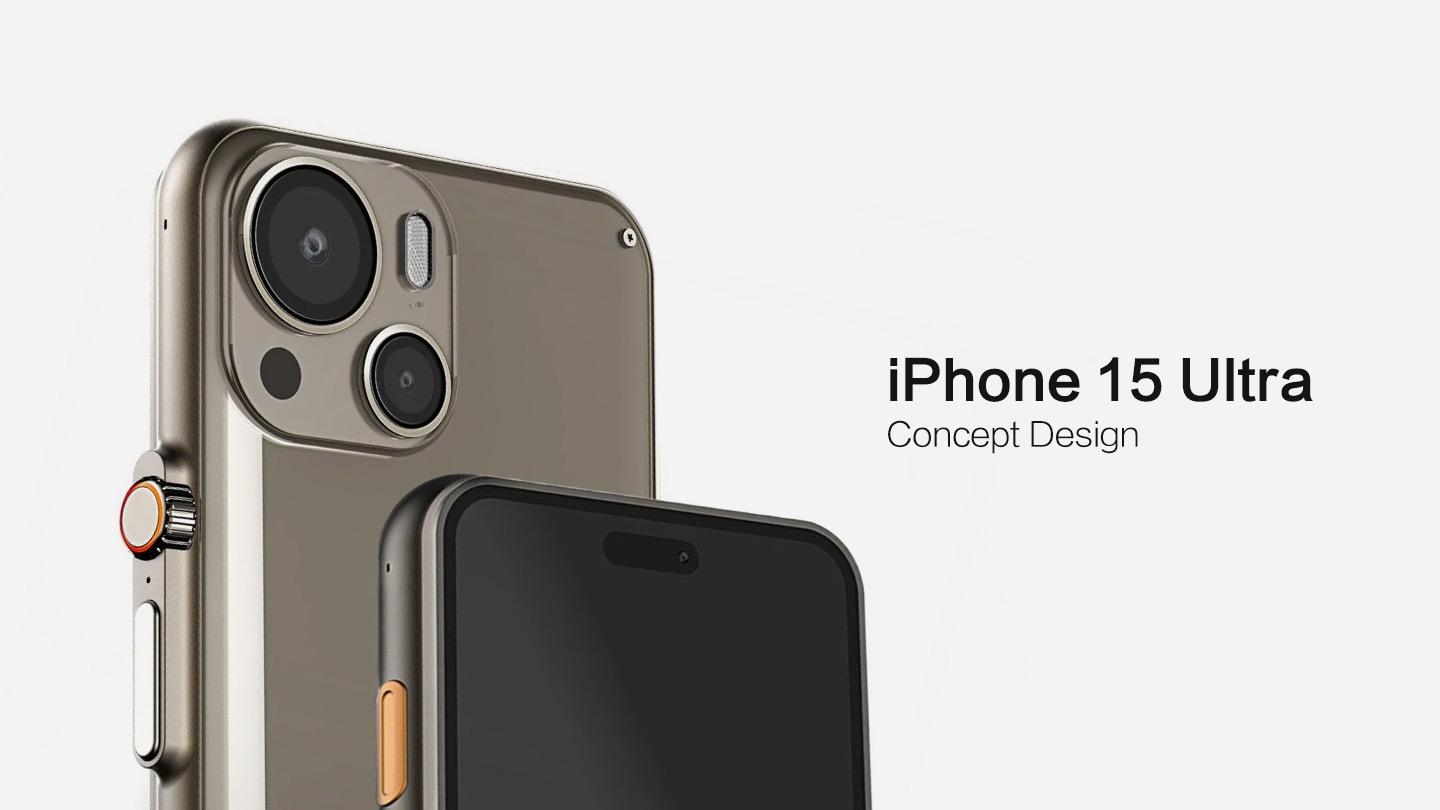 iPhone 15Ultra最新概念图：钛金属+旋转表冠，质感出众 - 知乎