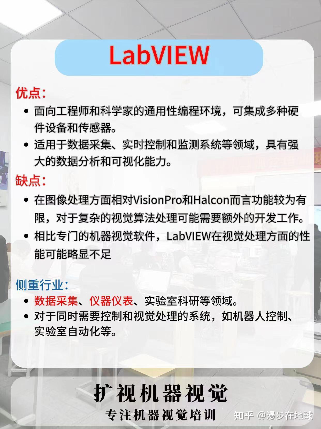 机器视觉必知labview/visionpro/halcon区别 - 知乎
