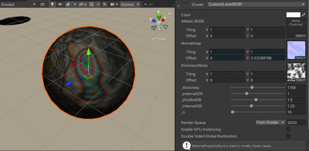 BRDF 镭射 薄膜干涉效果 -五彩斑斓的黑 unity3d - 知乎