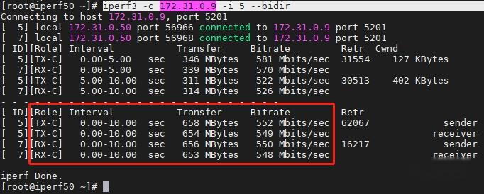 iperf3网络打流测试 - 知乎