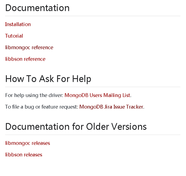 酷站推荐 - mongoc.org - MongoDB C Driver | A Cross Platform MongoDB Client Library for C - 知乎