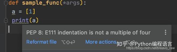 来自Pycharm的善意提醒，Python需要注意的小细节 - 知乎
