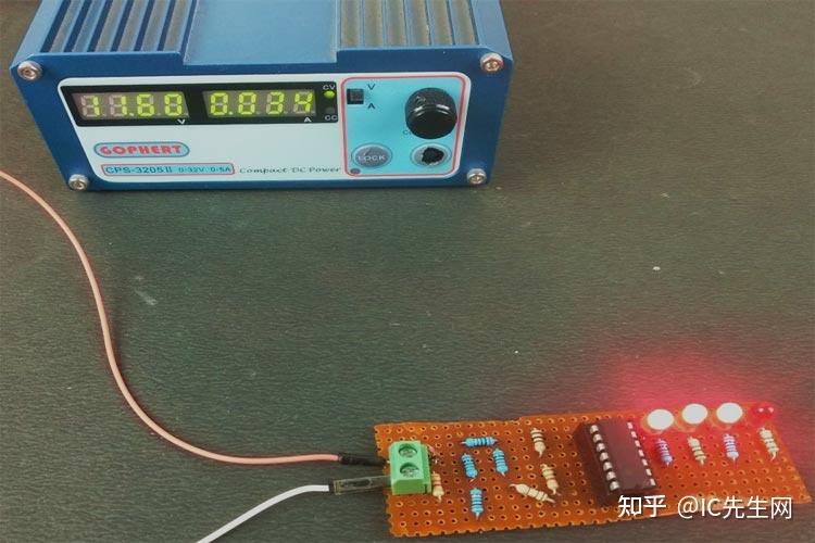 使用运算放大器的简单电池电量指示器电路 知乎