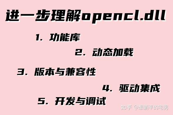 opencl.dll是什么？opencl.dll错误有什么办法可以修复？ - 知乎