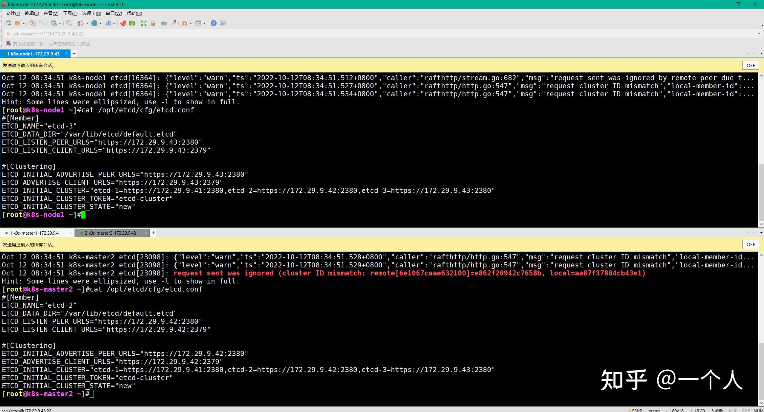 TS：etcd集群某个etcd实例启动报错(报cluster ID mismatch)-2022.10.13(已解决) - 知乎