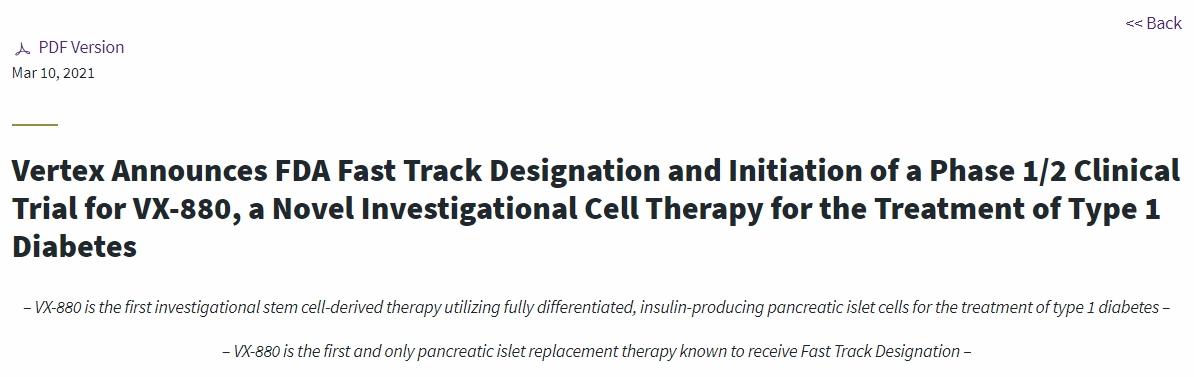 干细胞治疗糖尿病，让35岁女护士1年内成功告别胰岛素的干细胞疗法（VX-880）是什么？ - 知乎