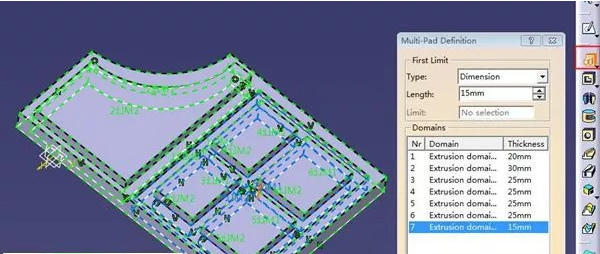 CATIA中多凸台和多凹槽 | 达索系统百世慧® - 知乎