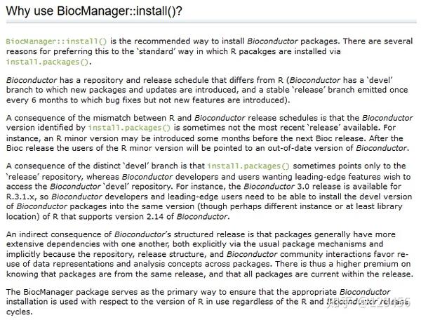 [R][Bioconductor] 从安装开始：BiocLite 到 BiocManager - 知乎