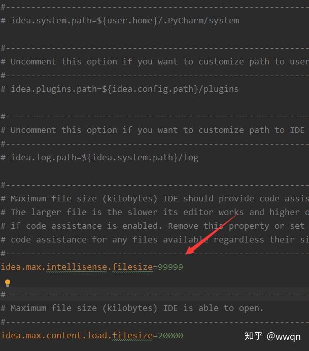 pycharm：File size exceeds configured limit 2.56M. - 知乎