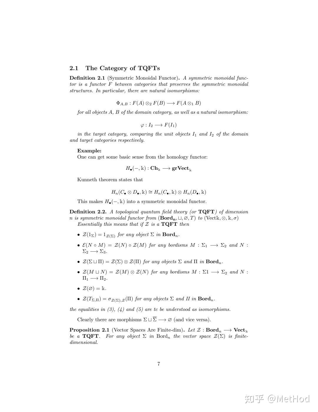 拓扑量子场论（TQFT）读书笔记 完全入门版 - 知乎