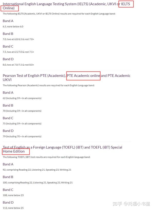 23fall英国大学线上成绩接受情况—托福雅思家考多邻国朗思PTE - 知乎
