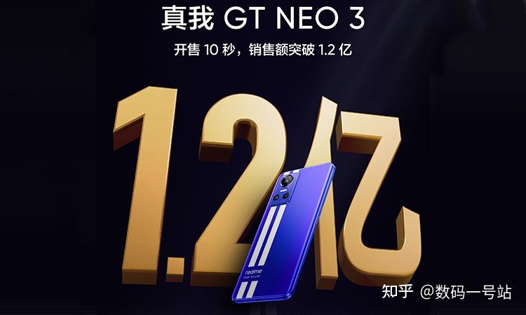 realme真我GT Neo3首销告捷，10小时破10万台，对标红米K50该怎么选？ - 知乎