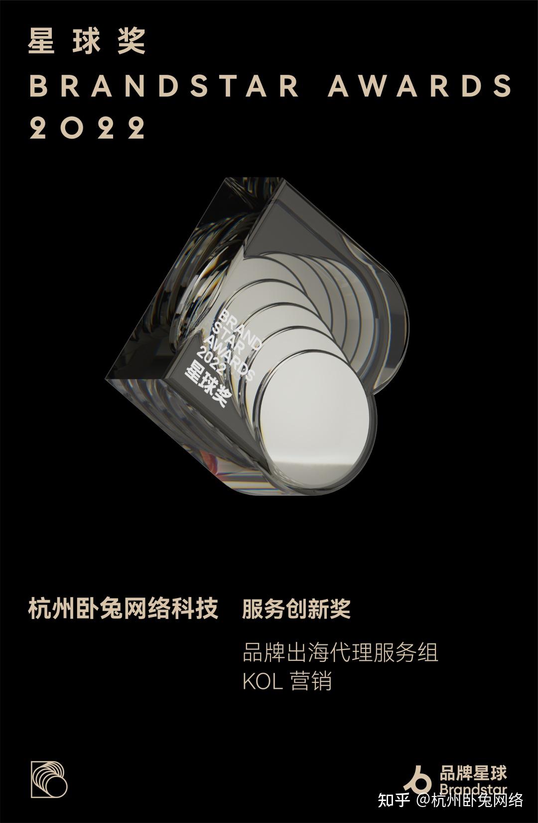 荣耀加冕 大道可期 | WotoKOL卧兔荣获星球奖BrandStar Awards 2022服务创新奖！ - 知乎