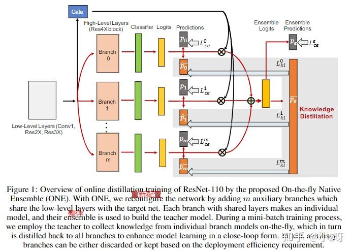 【23论文泛读】Knowledge Distillation by On-the-Fly Native Ensemble - 知乎