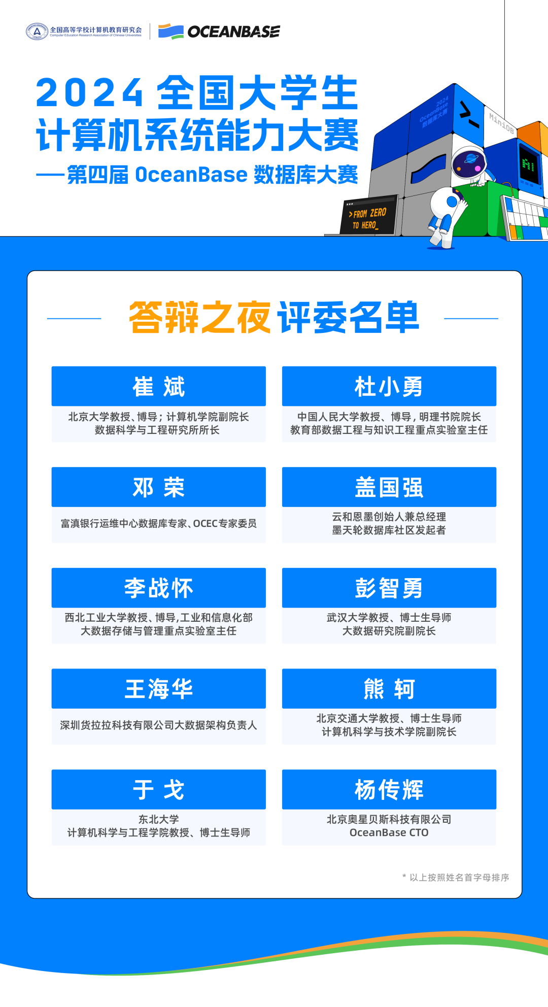 OceanBase数据库大赛 20 强名单揭晓！冠军争夺战亮点抢先看 - 知乎