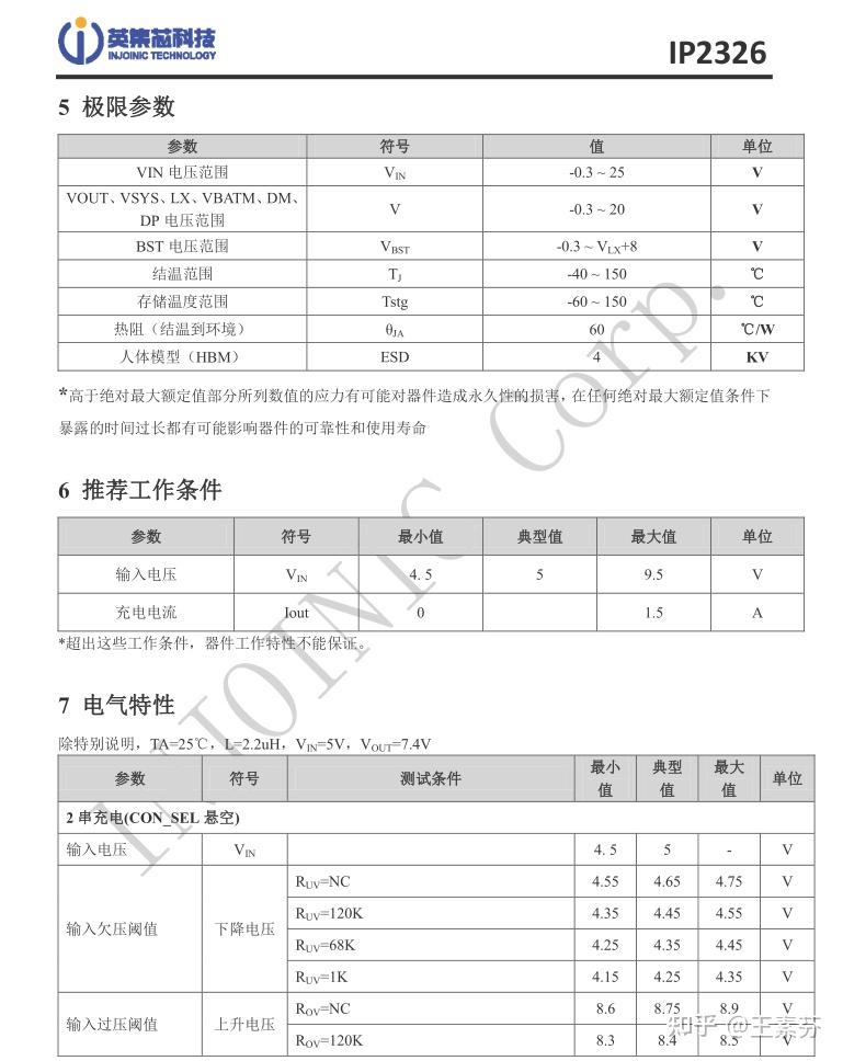 蓝牙音箱 电动工具芯片IP2326 5V升压充2-3串电池 - 知乎