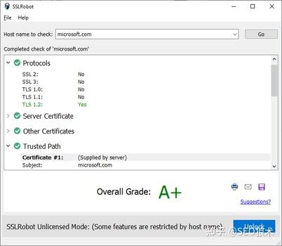 SSLRobot发布,扫描和测试工具 - 知乎