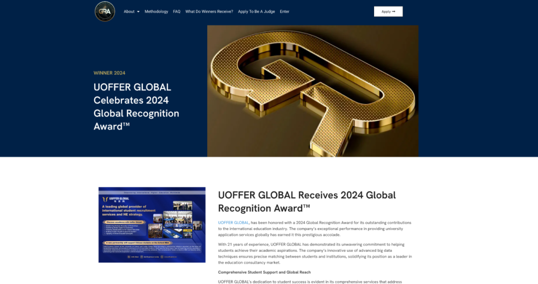 UOFFER GLOBAL有录网国际教育服务实力获GRA认可！ - 知乎