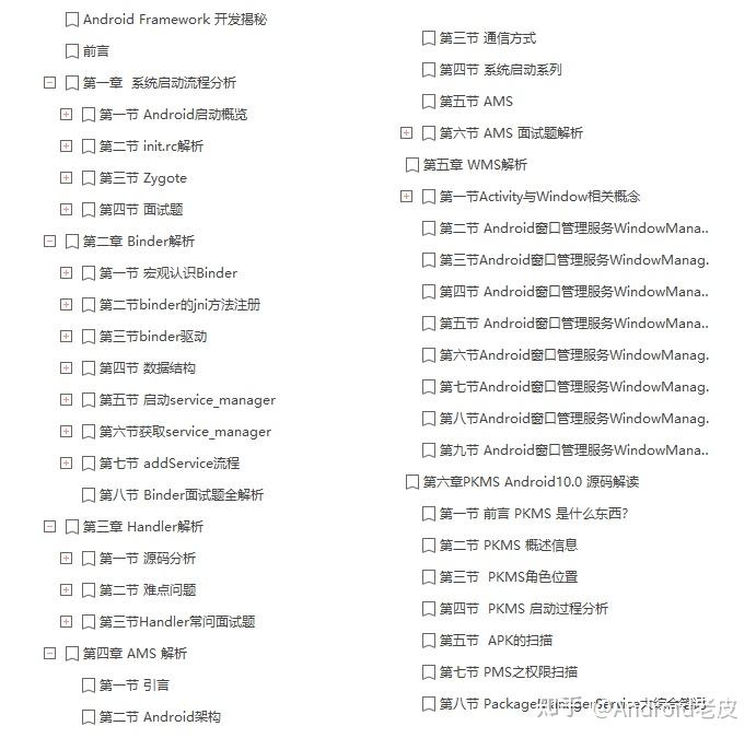 Android Framework 开发揭秘，移动开发者必须掌握的底层原理！！ - 知乎
